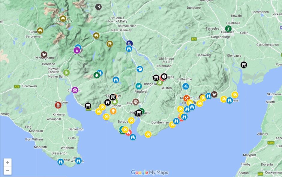 Google Map - Interactive Destination Balcary - Destination Balcary